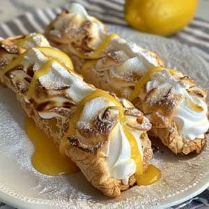 Lemon Meringue Pie Cannolis Recipe – Masters of Kitchen – Recipes