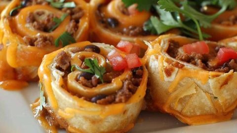 Taco Pinwheels Recipe - Masters of Kitchen - Recipes