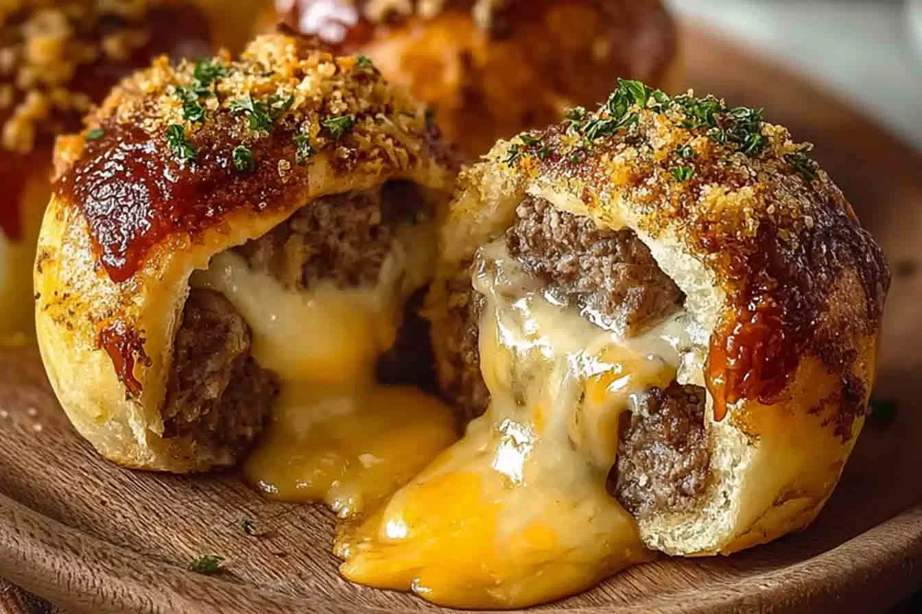 Cheeseburger Garlic Bombs Recipe – Easy, Cheesy & Addictive